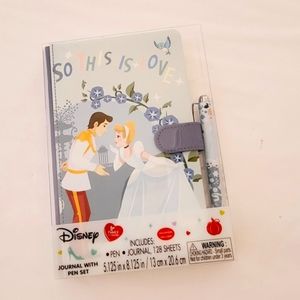 Disney | Other | New Disney Cinderella Notebook Journal And Pen | Poshmark